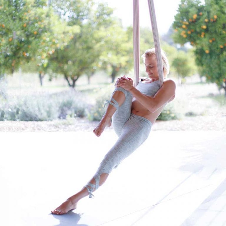 aerial-yoga-knee-stretch - AIReal Yoga | An alignment based aerial yoga ...